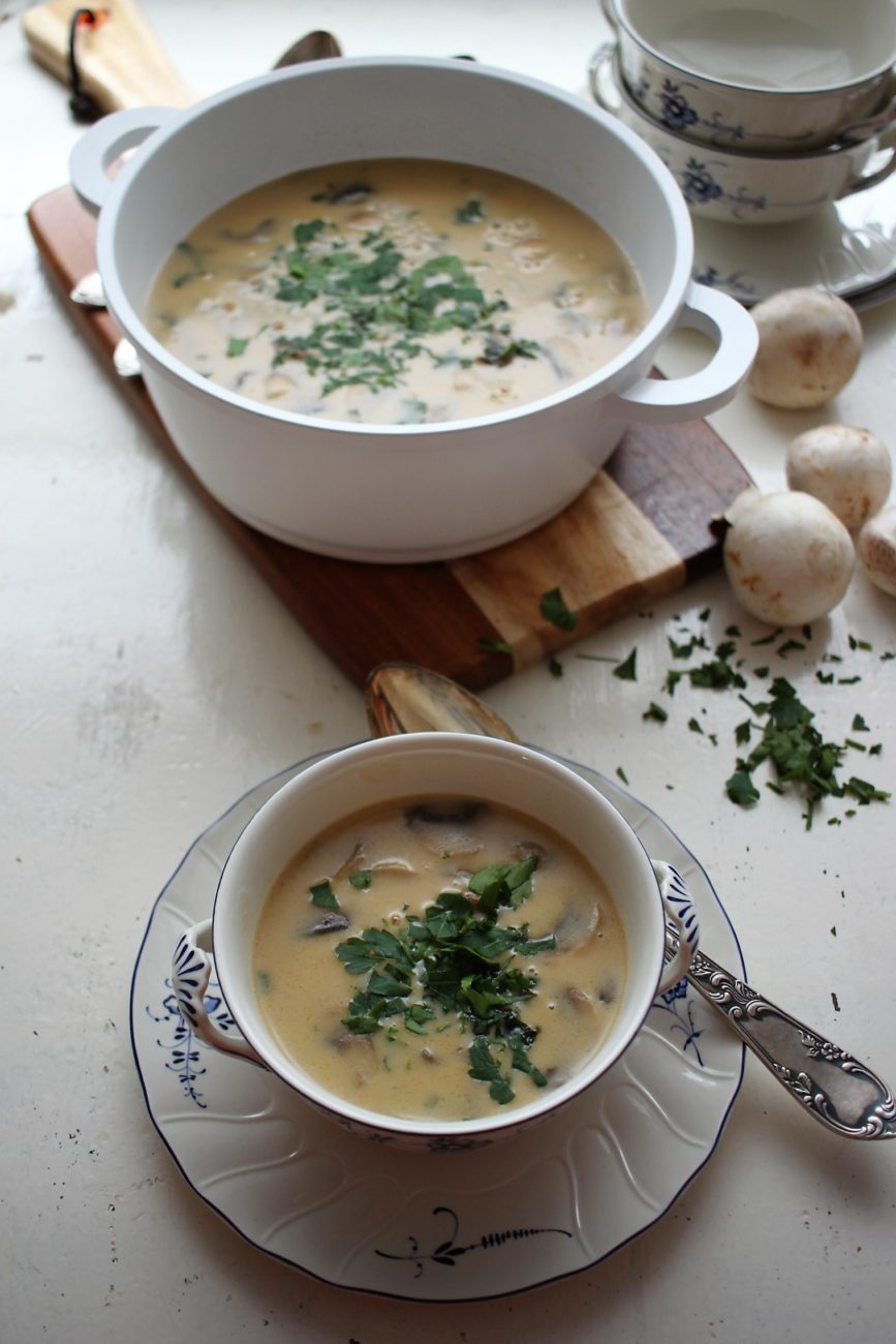 Champignon-Cremesuppe – Herzstück