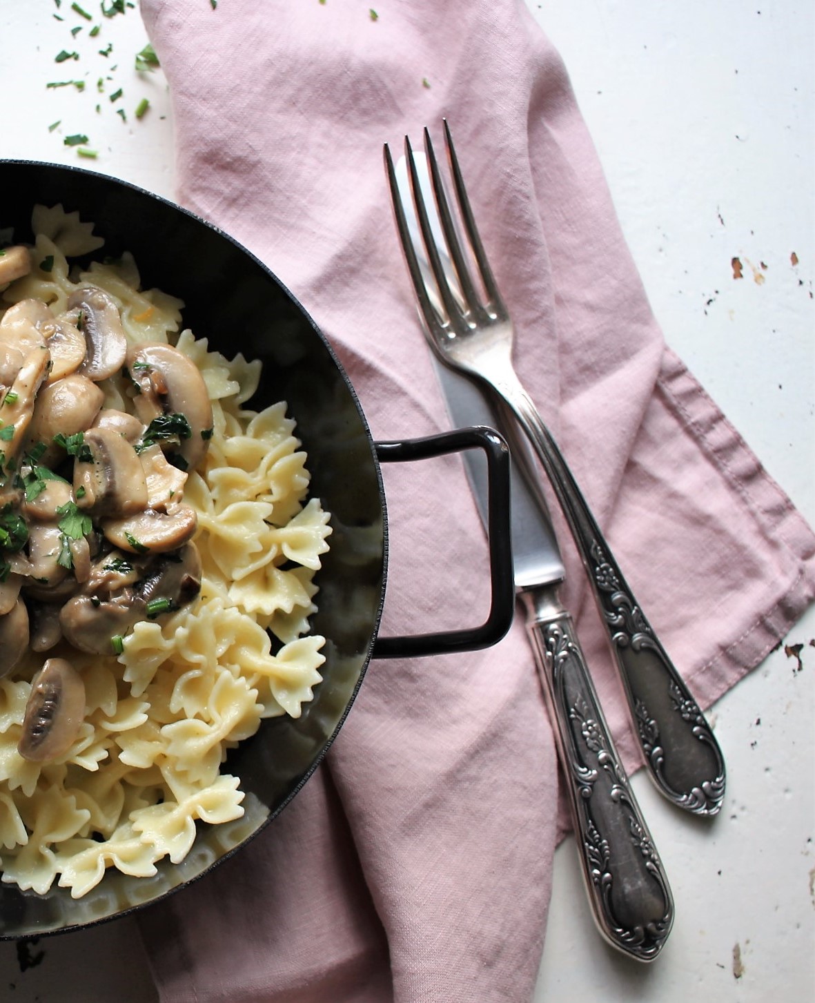 Rahm-Champignons – Herzstück