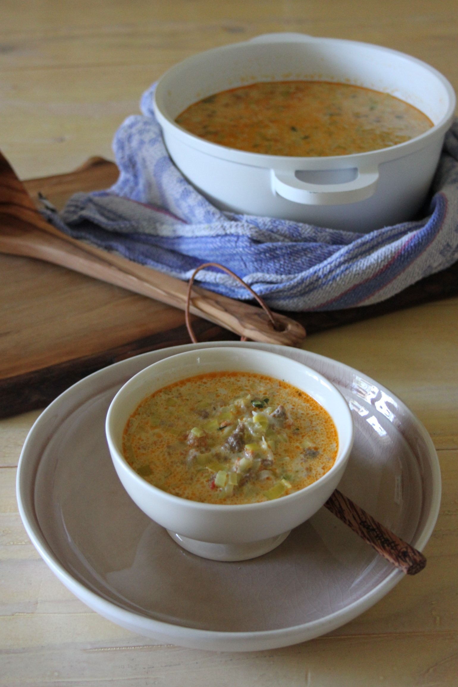 Käsesuppe | Partysuppe – Herzstück